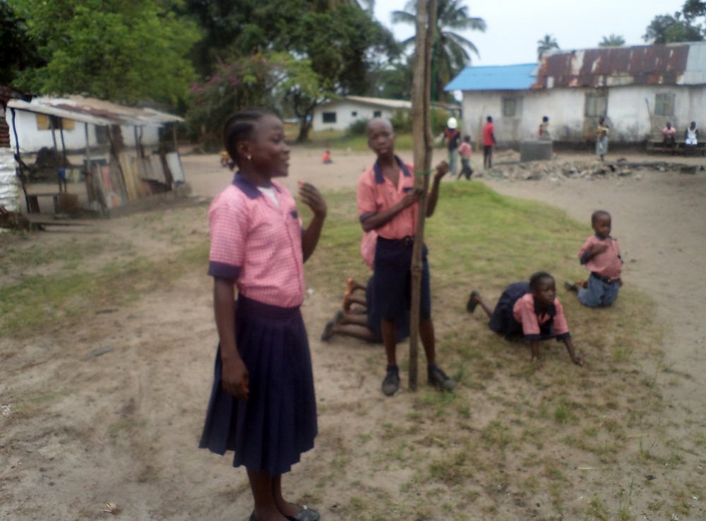 Pictures of Students in Devotion | Help Liberia Foundation Community School