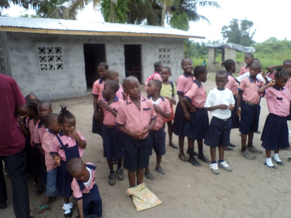 Pictures of Students in Devotion | Help Liberia Foundation Community School