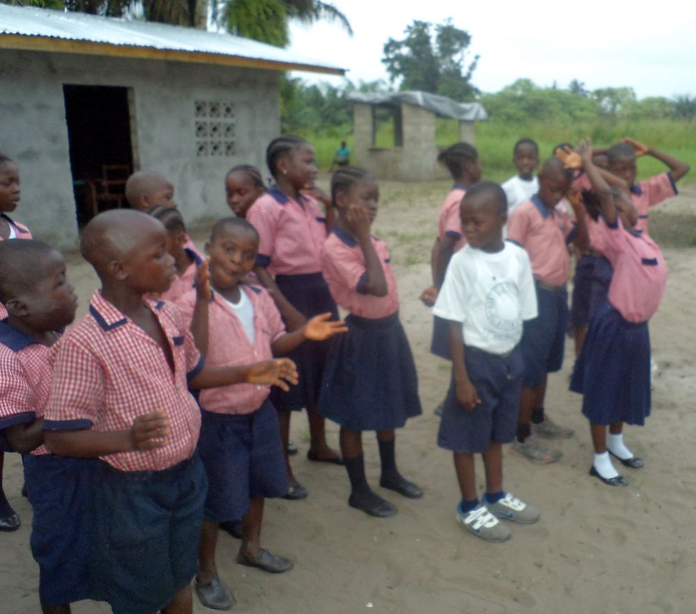 Pictures of Students in Devotion | Help Liberia Foundation Community School